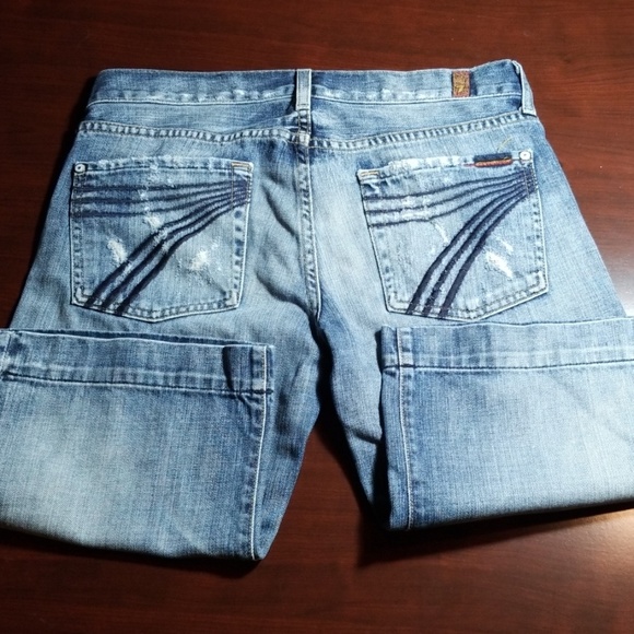 7 For All Mankind | Shorts | 7 Fam Dojo Short Bermuda Distressed | Poshmark